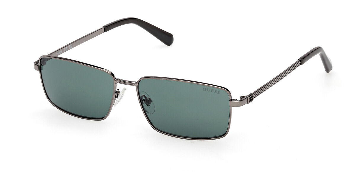 Guess GU00273 08N スクエアー Shiny Gunmetal サングラス | SmartBuyGlasses 日本